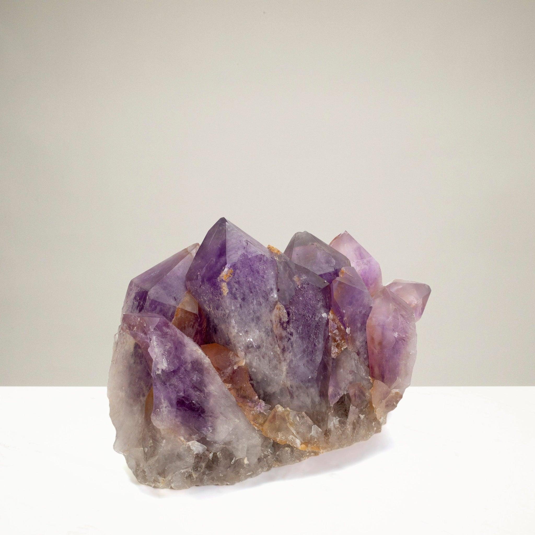 KALIFANO | Natural Bolivian Amethyst Point Cluster For Sale - 13"