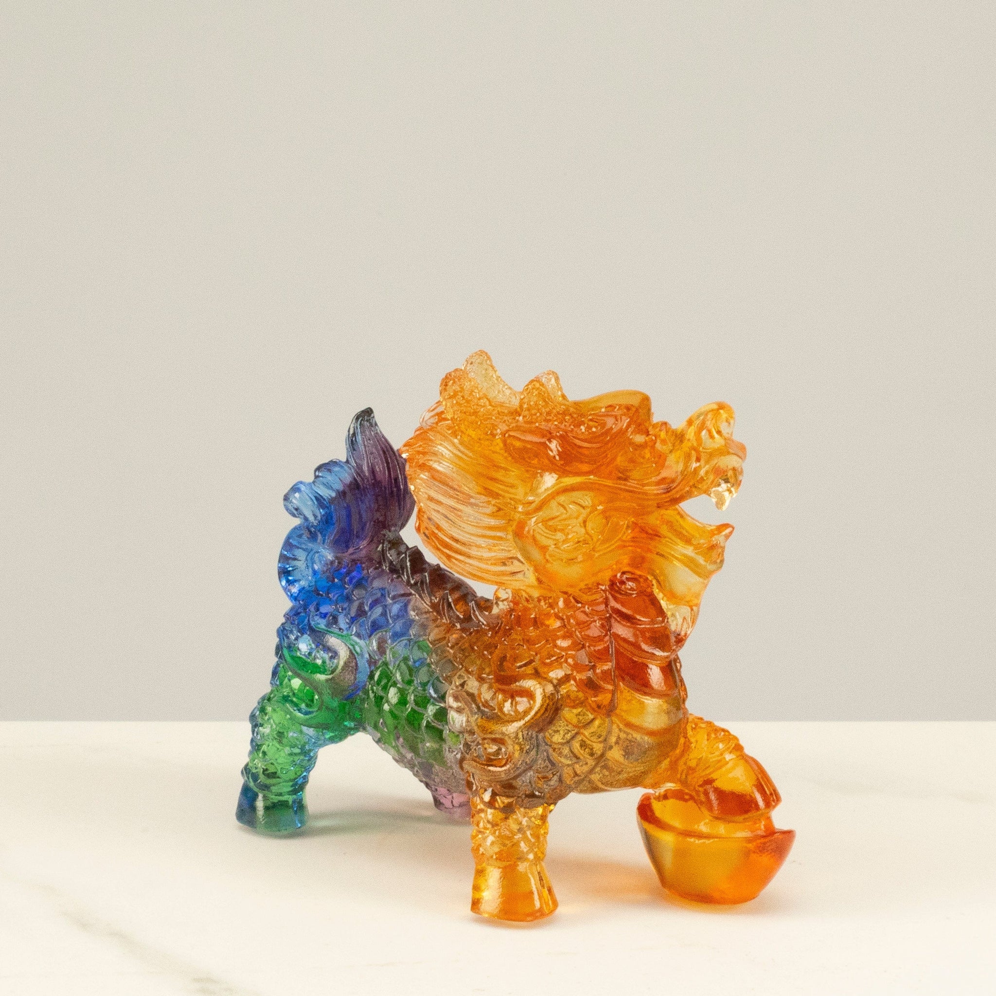 KALIFANO | Qilin Crystal Carving - Symbol of Good Luck & Prosperity