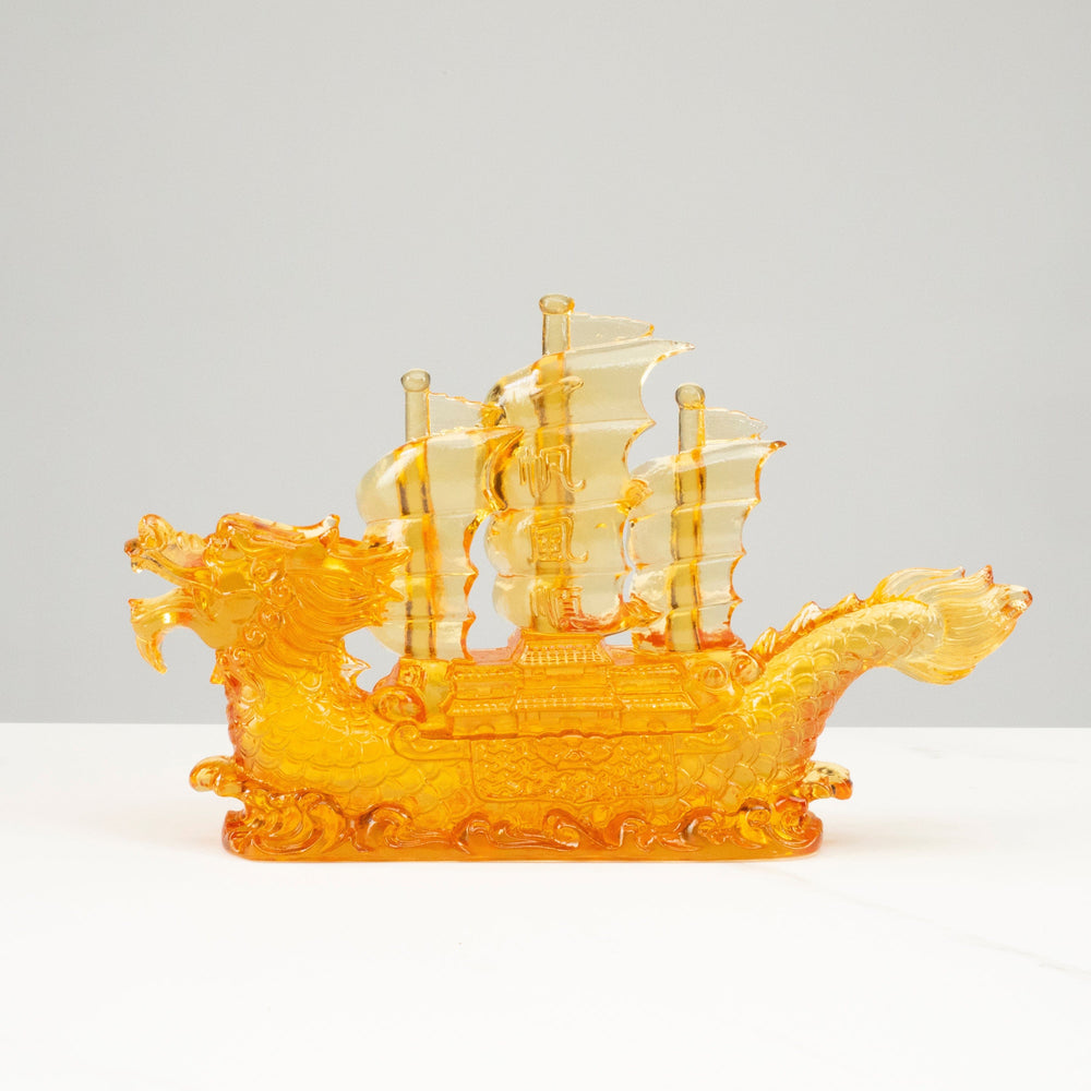 KALIFANO | Dragon Crystal Carving - Symbol of Power & Good Fortune