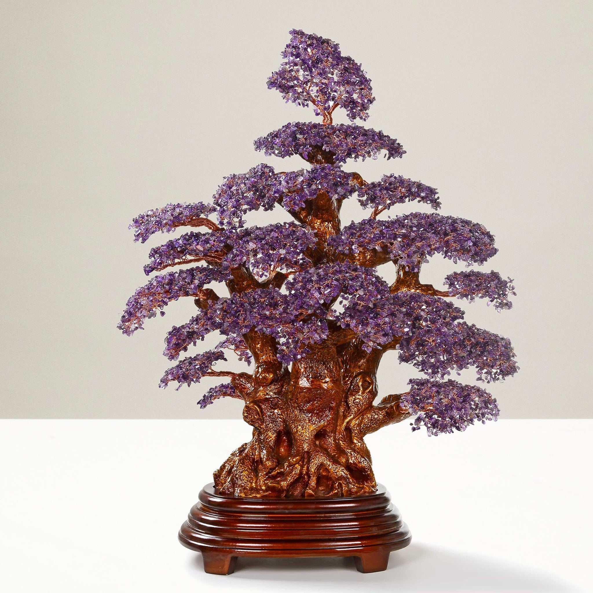 Amethyst Gemstone Tree of Life Showpiece with 6,000+ Stones