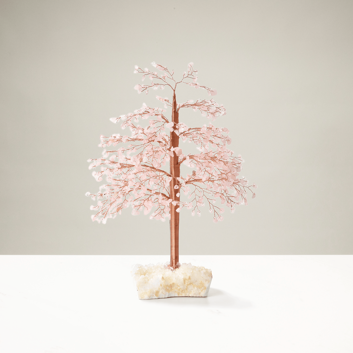 Aventurine Tree of Life on Quartz Cluster Base | KALIFANO