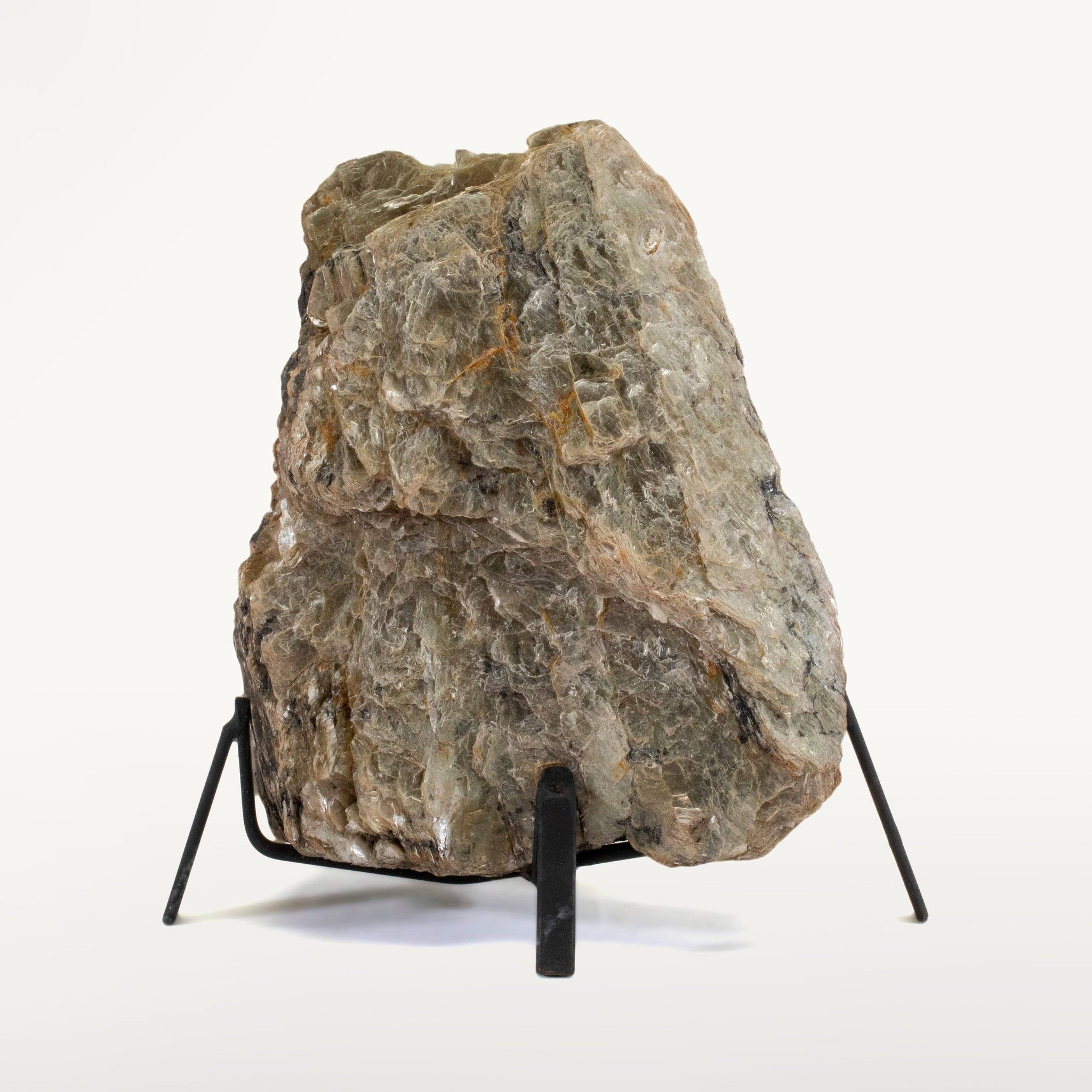 KALIFANO | Natural Mica on Custom Stand from Brazil - 11" / 16 lbs