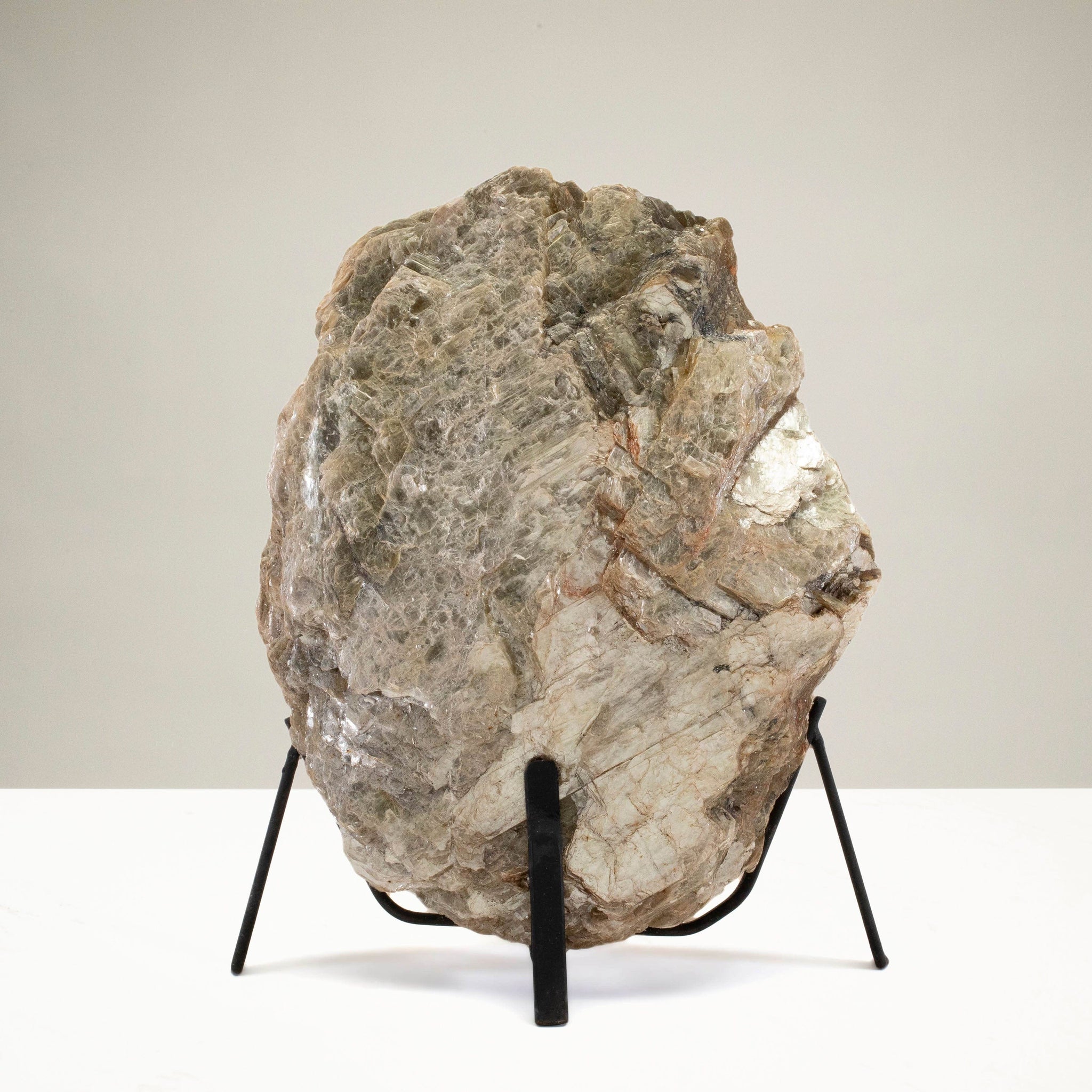 KALIFANO | Natural Mica on Custom Stand from Brazil - 13" / 22 lbs