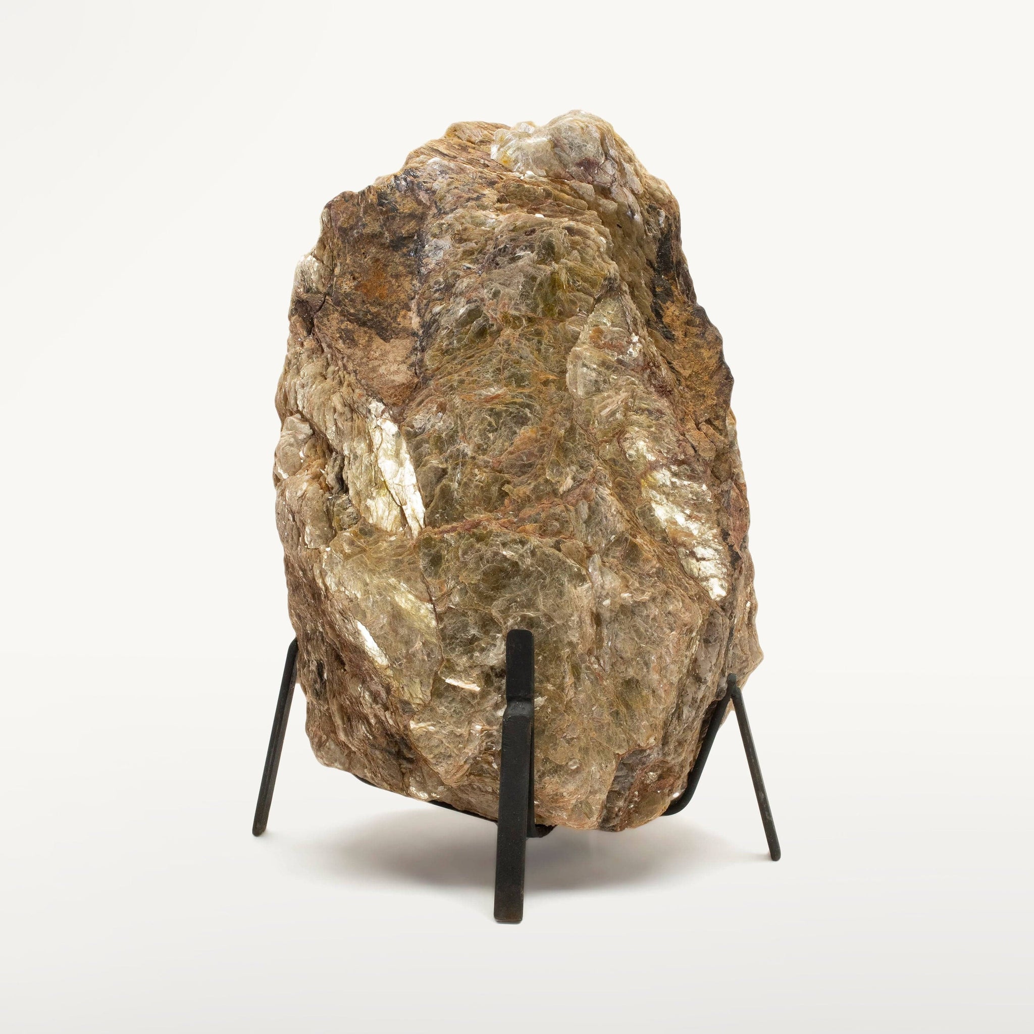 KALIFANO | Natural Mica on Custom Stand from Brazil - 14.5" / 31 lbs