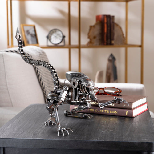 Alien Inspired Recycled Metal Sculpture | KALIFANO