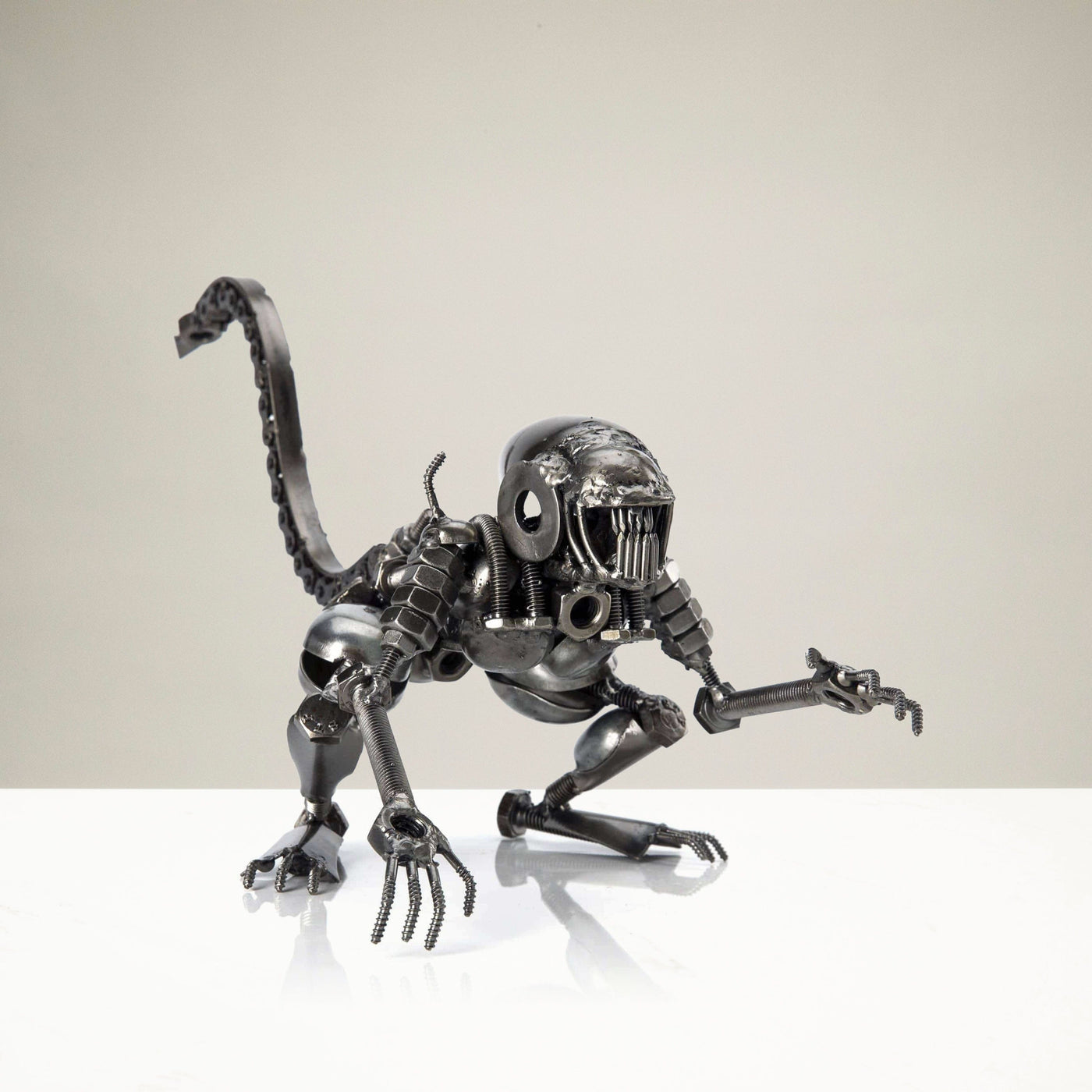 Alien Inspired Recycled Metal Sculpture | KALIFANO