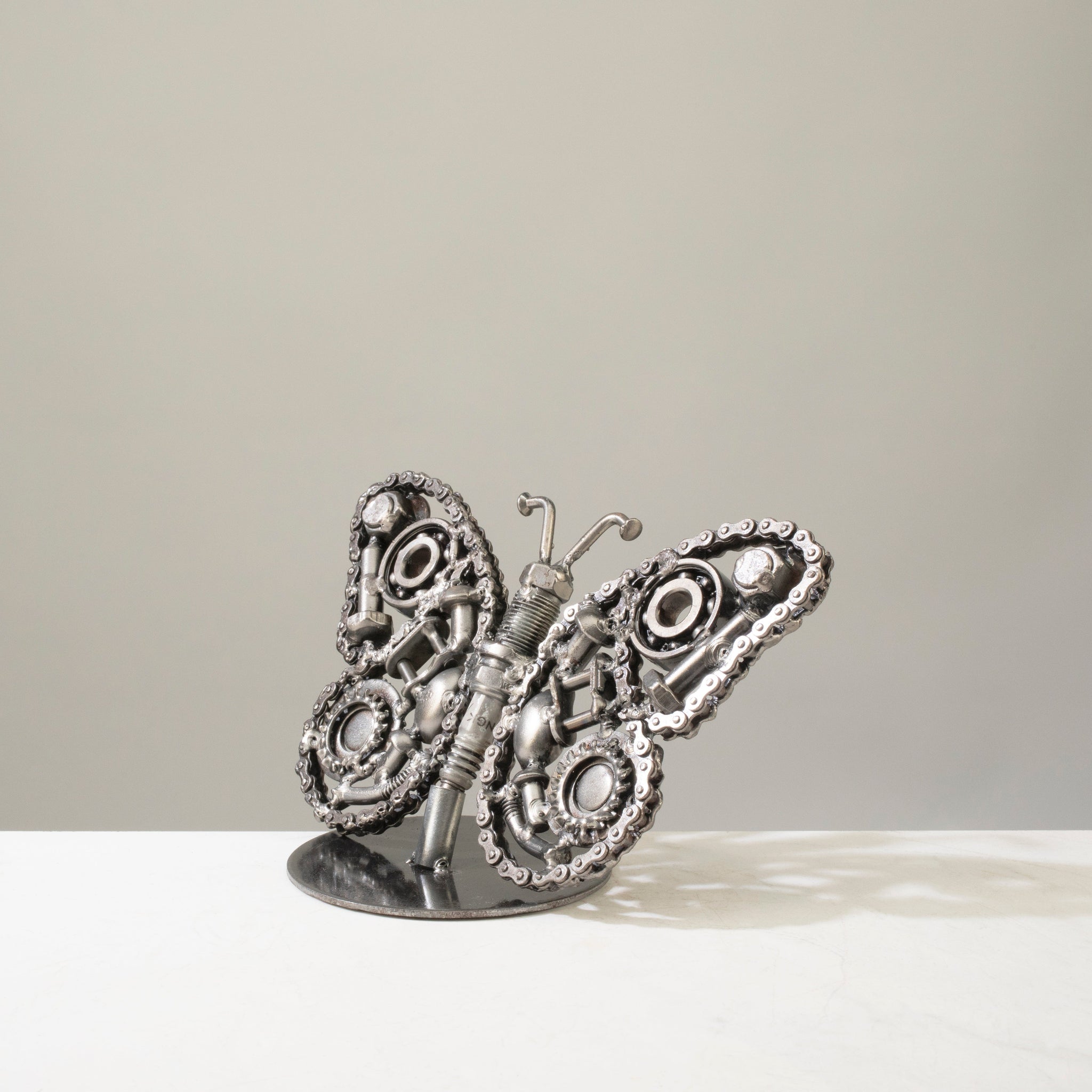Monarch Butterfly Recycled Metal Sculpture