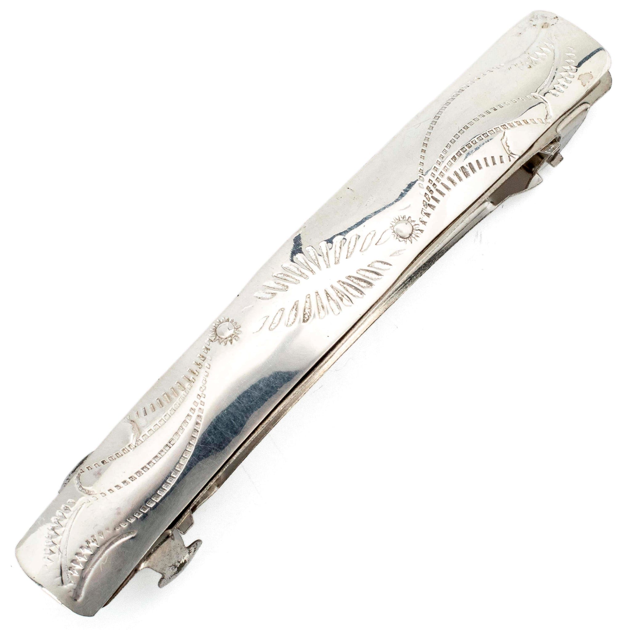 925 Sterling Silver USA Native American Made Hair Clip | KALIFANO
