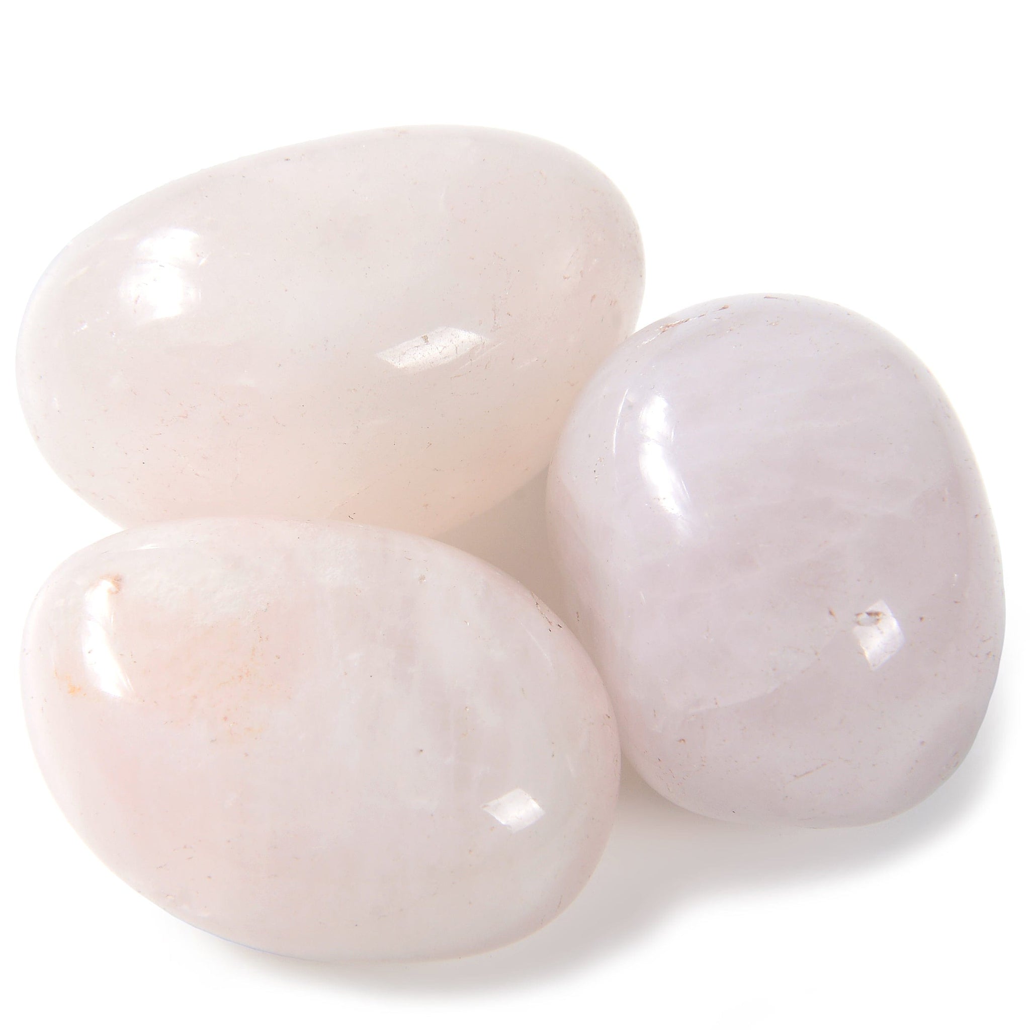 KALIFANO | Natural Rose Quartz Tumbled Stone from Brazil for Sale